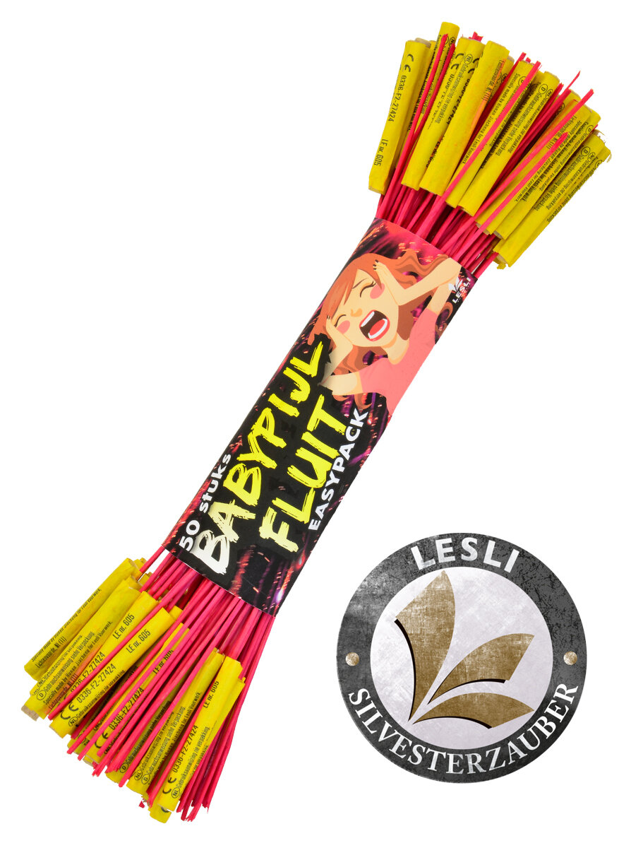 50 Lesli Pfeif Raketen Easypack sortiment raketensortiment feuerwerk ...