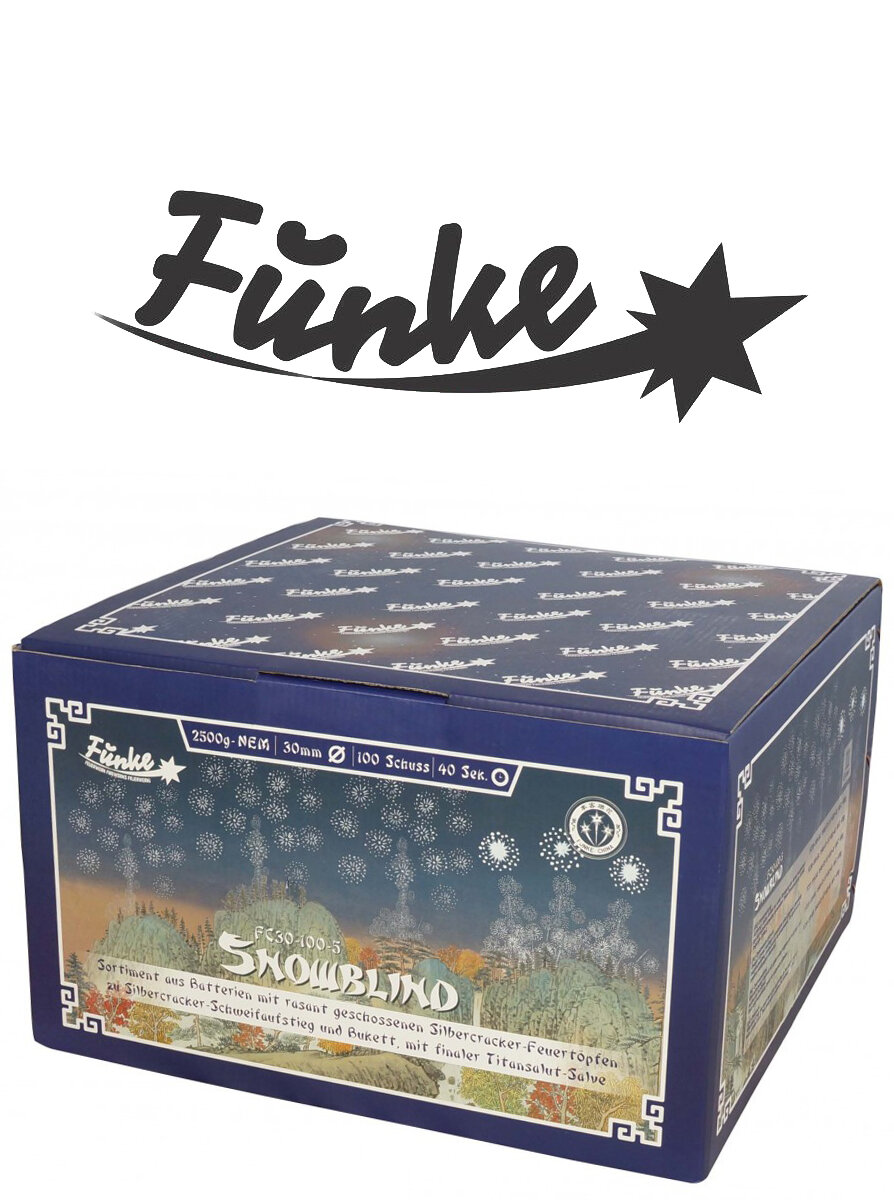 Funke Feuerwerk Batterie Snowblind 100 Verbund feuerwerksbatterie ber ...