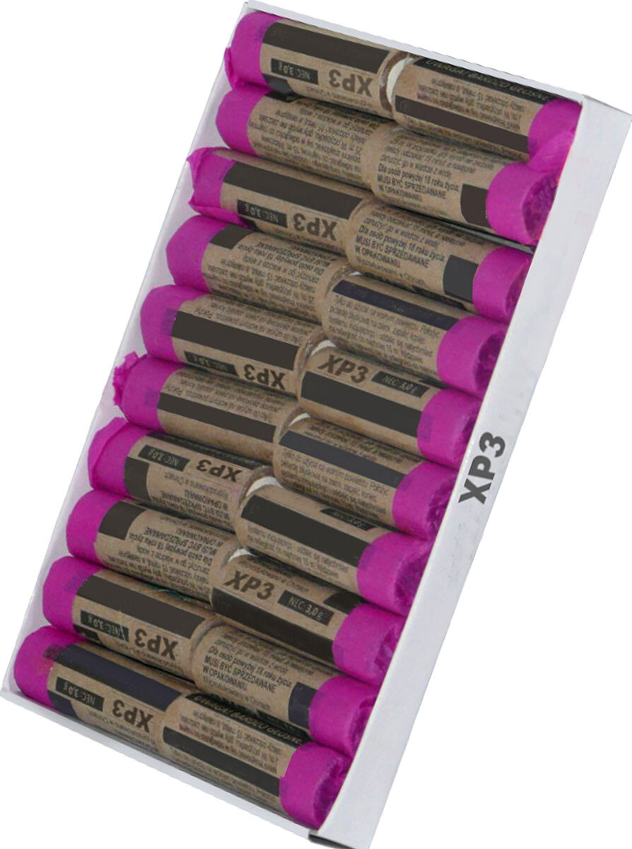 20 XP3 Knaller Böller mit grünem Vorbrenner von Xplode Feuerwerk pole ...